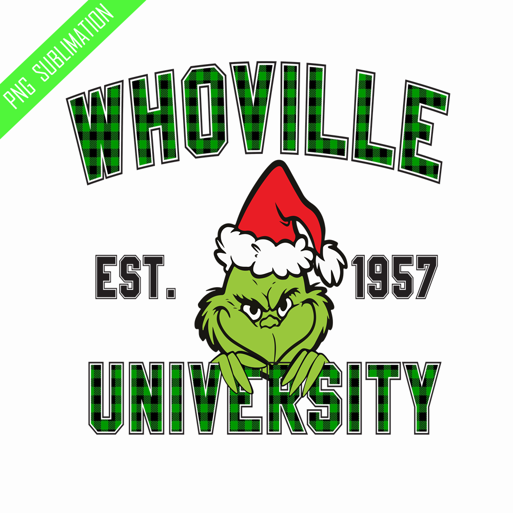 Whoville university grinch christmas png | Inspire Uplift