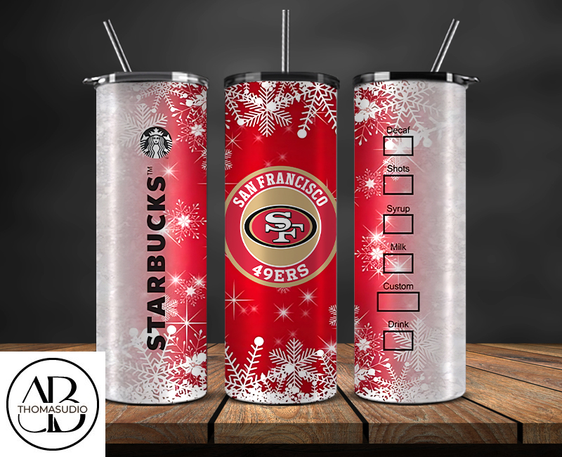 San Francisco 49ers Christmas Tumbler Png, NFL Merry Christm | Inspire ...