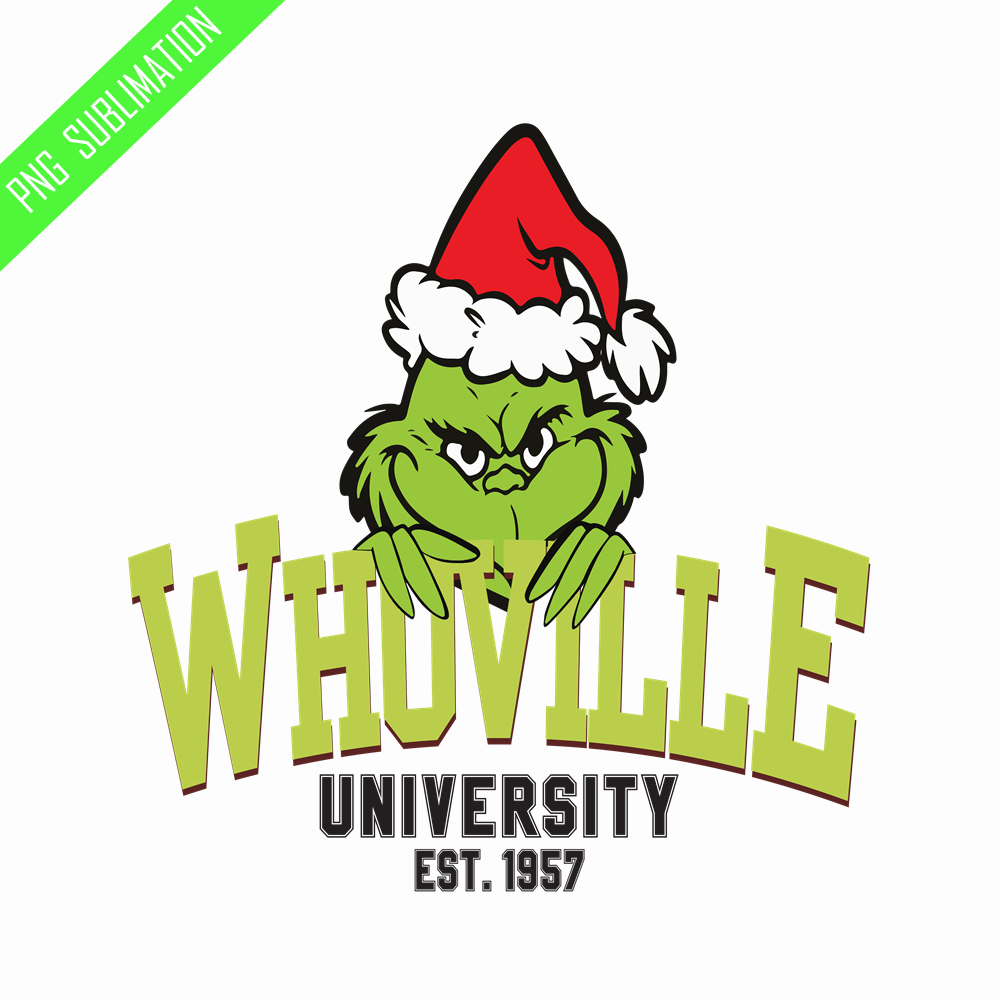 Whoville university grinch christmas png - Inspire Uplift