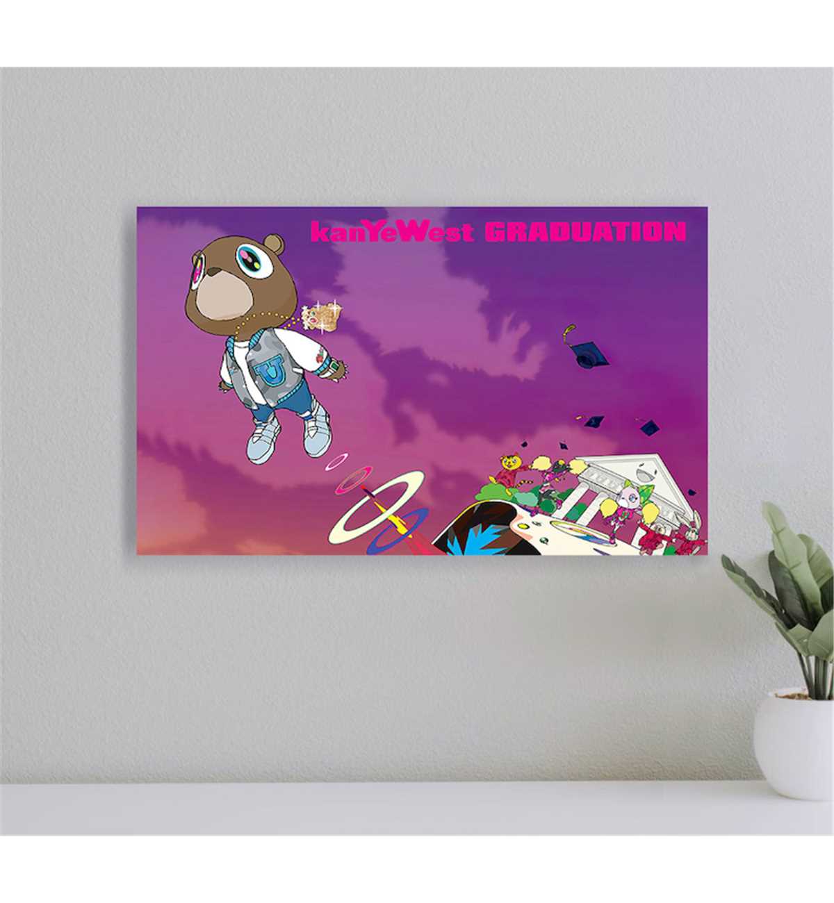 Kanye West Graduation Poster, Wall Art Film Print, | Inspire Uplift