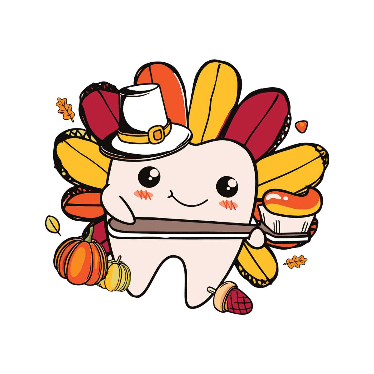 Dentist Thanksgiving Funny Turkey Vibe SVG For Cricut Files | Inspire ...