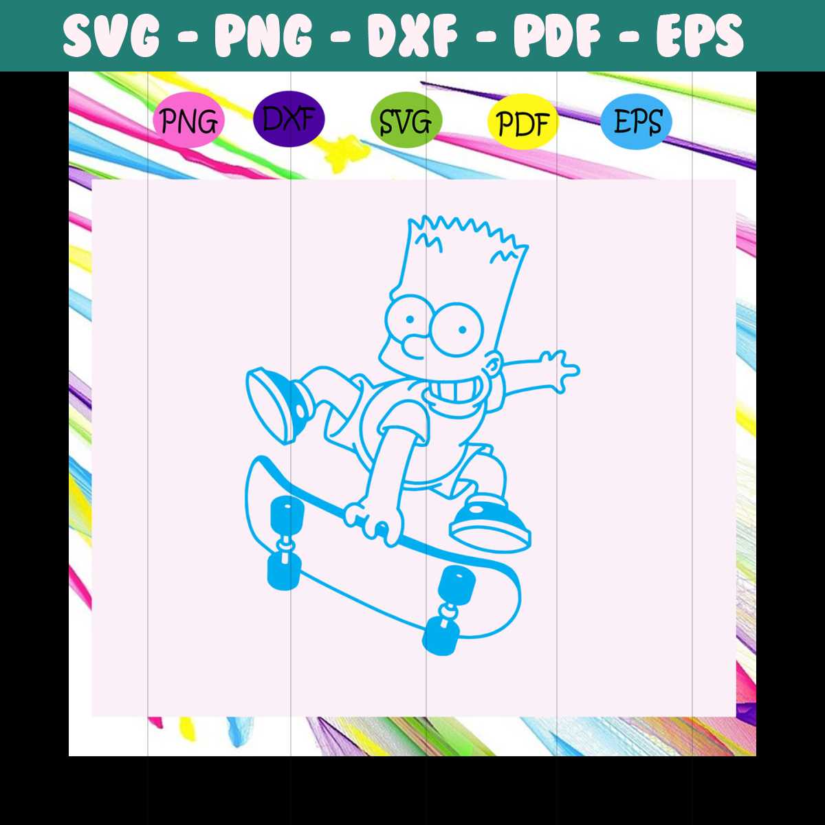Bart simpson file svg, bart svg, the simpsons svg, bart simp | Inspire ...