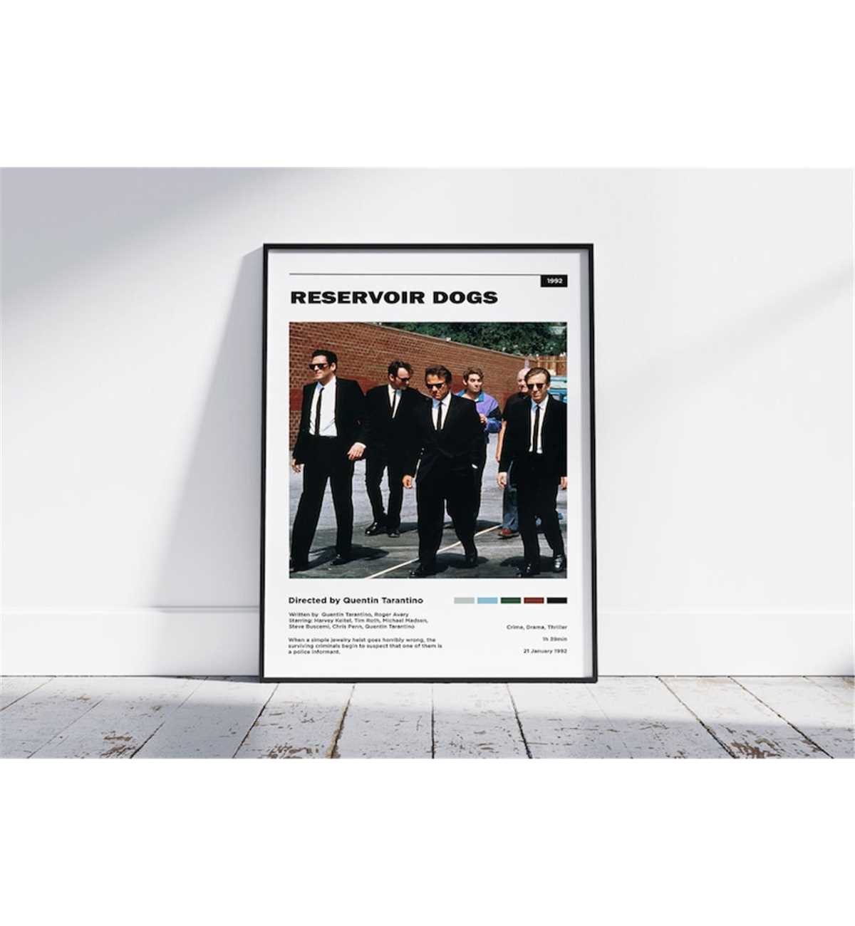 Reservoir Dogs Poster | Quentin Tarantino | Minimalist | Inspire Uplift