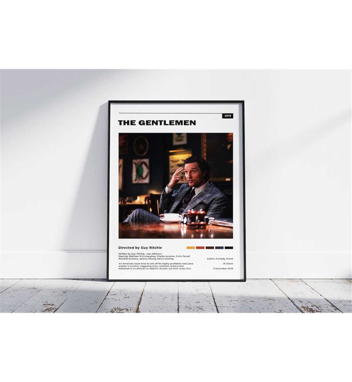 The Gentlemen Poster | Guy Ritchie | Minimalist | Inspire Uplift