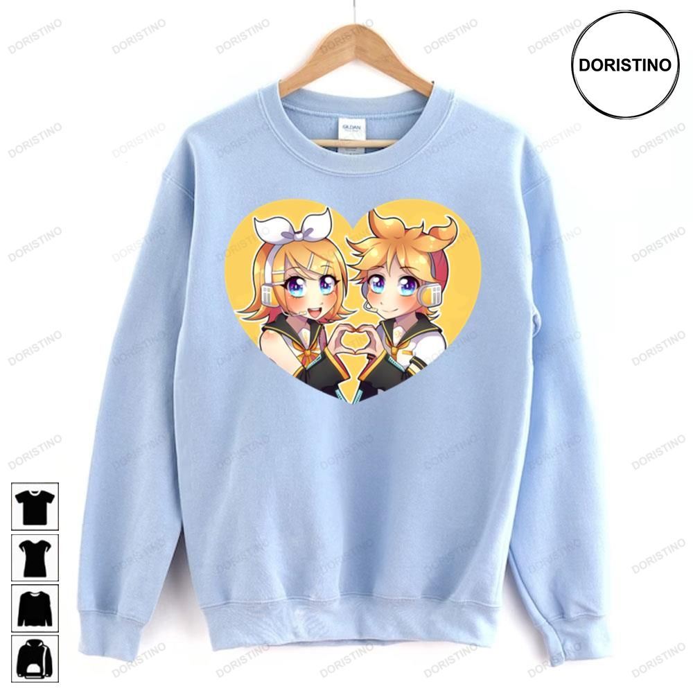 Vocaloid Kagamine Rin And Len Heart Doristino Trending Style | Inspire ...