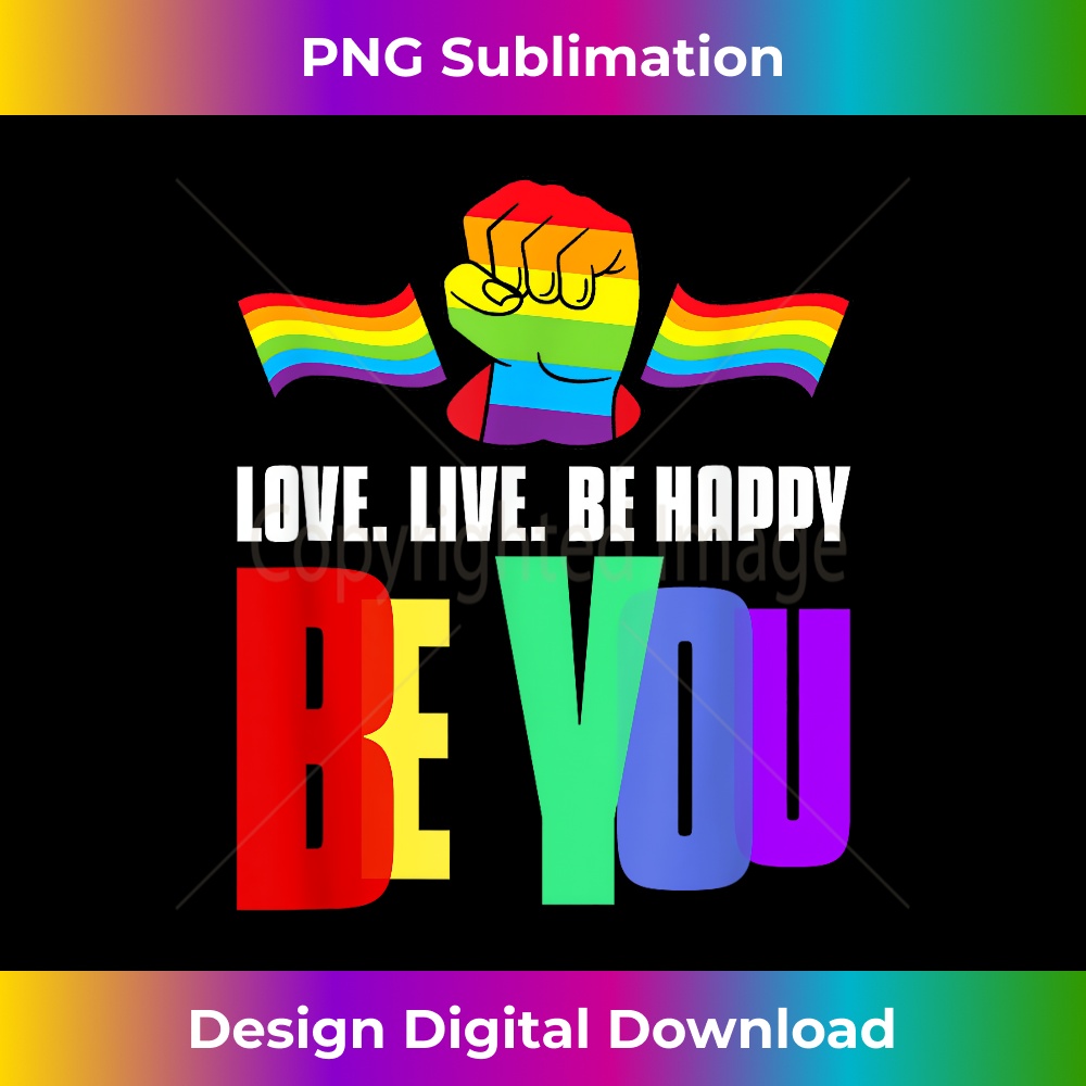 Be You LGBT Flag Gay Pride Month Transgender Rainbow Lesbia - Inspire ...