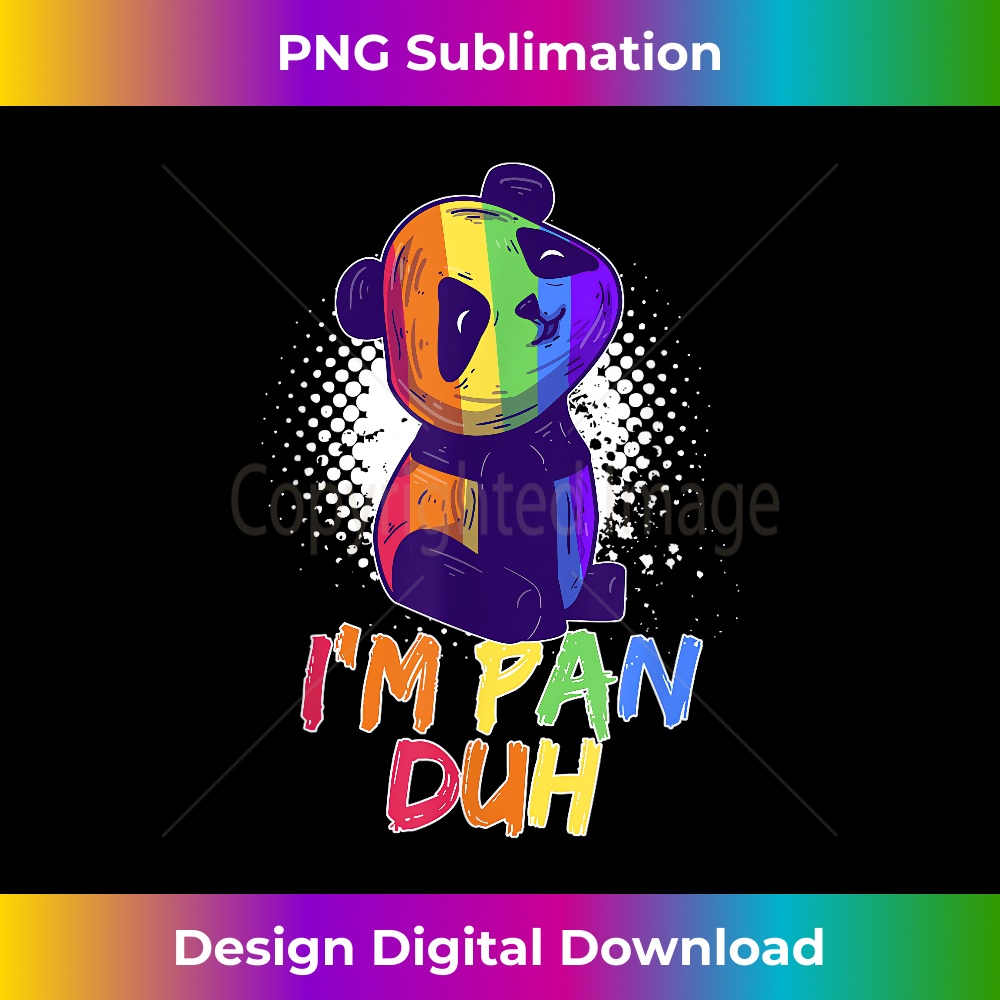 I'm Pan Duh Pansexual Bisexual LGBT Pride Flag Gift - Sleek | Inspire ...