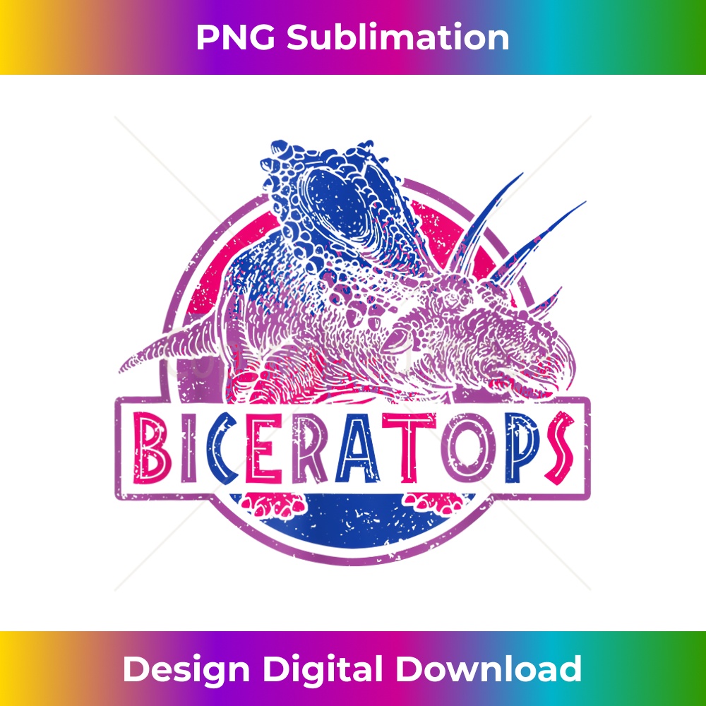 Biceratops Bisexual Dinosaur LGBT Pride - Edgy Sublimation D | Inspire ...