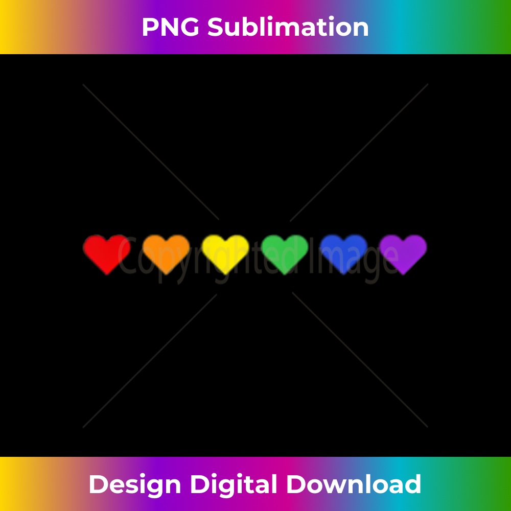 Tiny Rainbow Hearts Subtle Pride Month Flag LGBT Gay Rights | Inspire ...