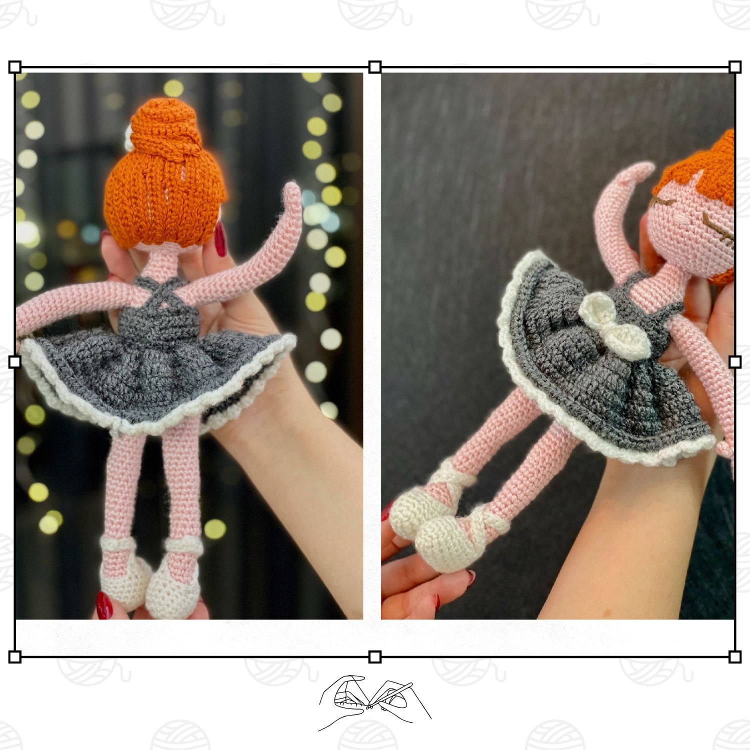 Cute Ballerina Girl Crochet Pattern: Adorable DIY Handcraft | Inspire ...