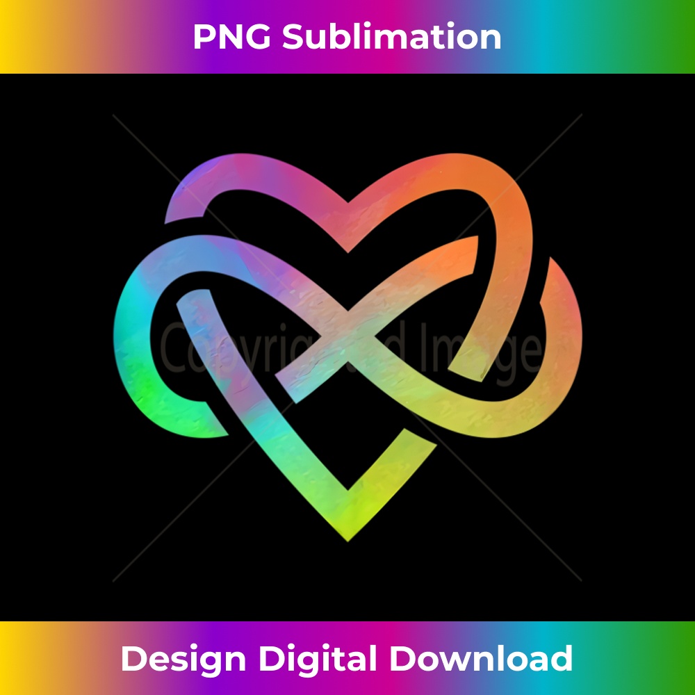 Polyamory Infinity Heart Symbol Neverending Love LGBT Gift T | Inspire ...