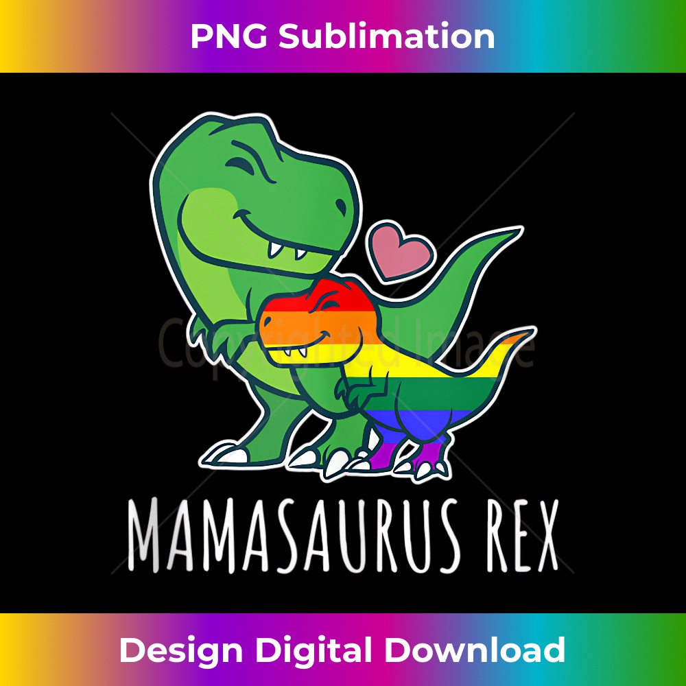 Mamasaurus Rex LGBT Gay Pride Flag Mom Tank To - Bohemian Su | Inspire ...