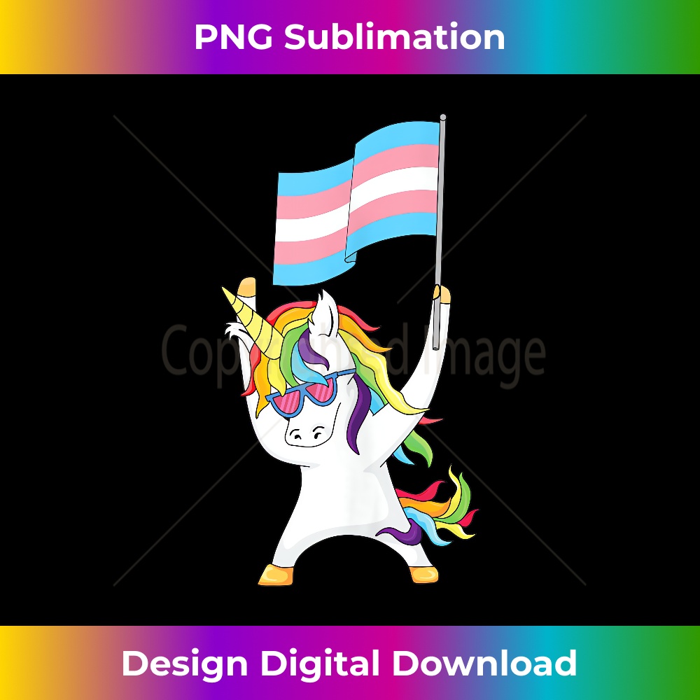 Transgender Flag Unicorn Trans Pride LGBTQIA Nonbinary FTM T - Inspire ...