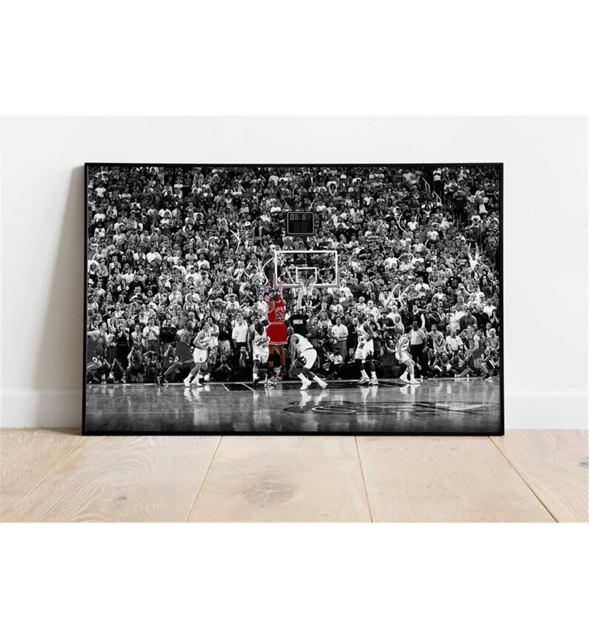 Michael Jordan Poster, Basketball Wall Art, NBA Poster | Inspire Uplift
