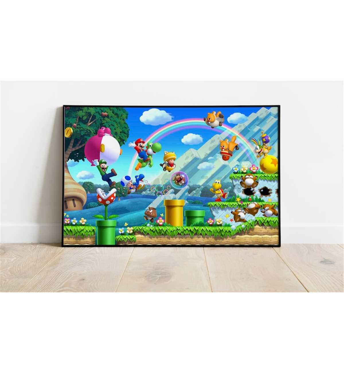 mario bros poster- super mario bros poster - | Inspire Uplift