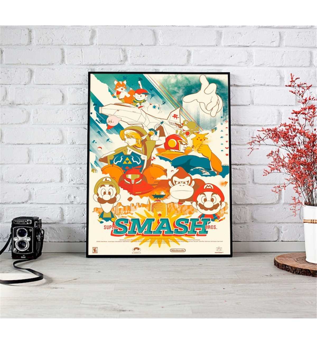 mario bros poster- super smash bros poster - | Inspire Uplift