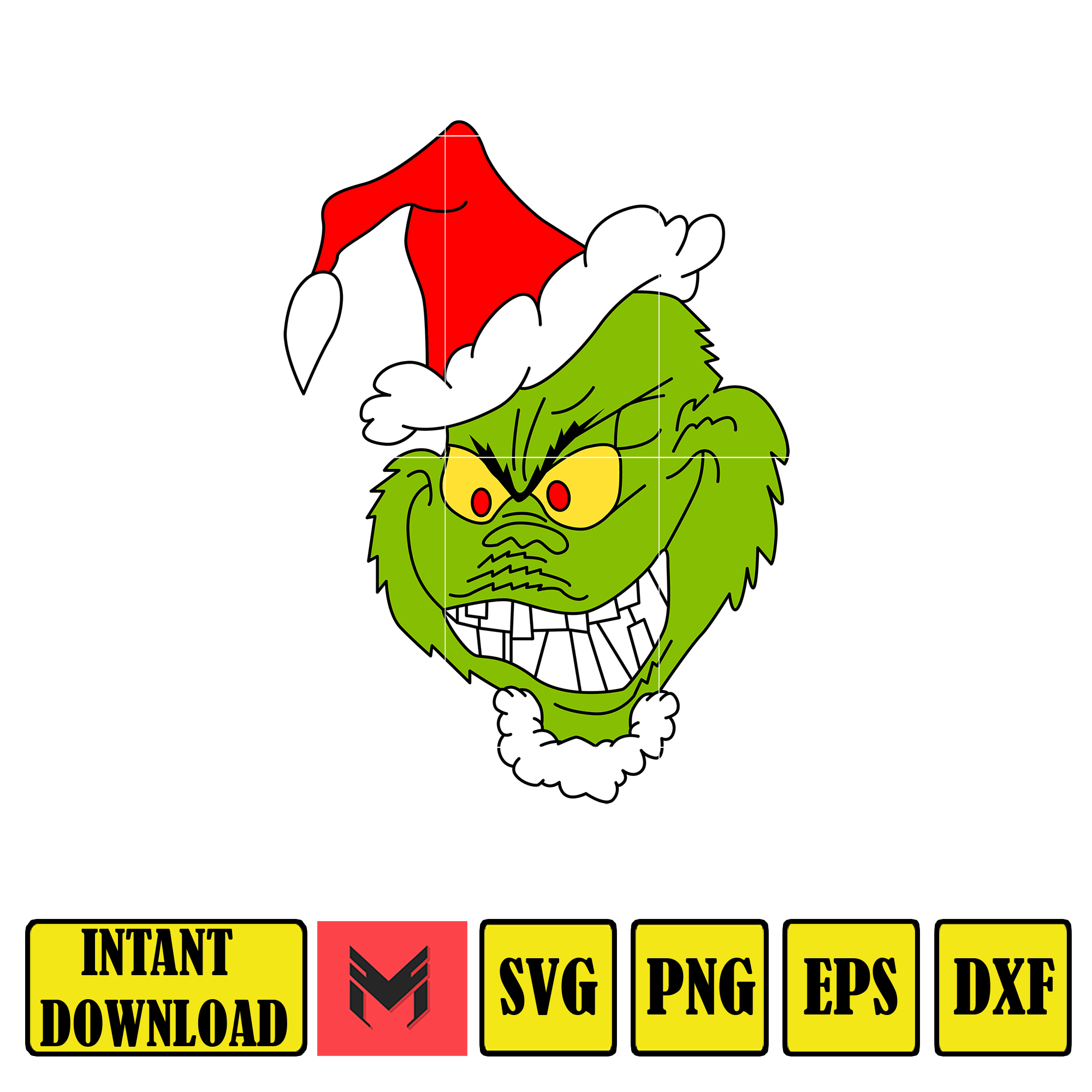 Grinch Svg, Grinch Christmas Svg, Grinch Clipart Files, Cric | Inspire ...