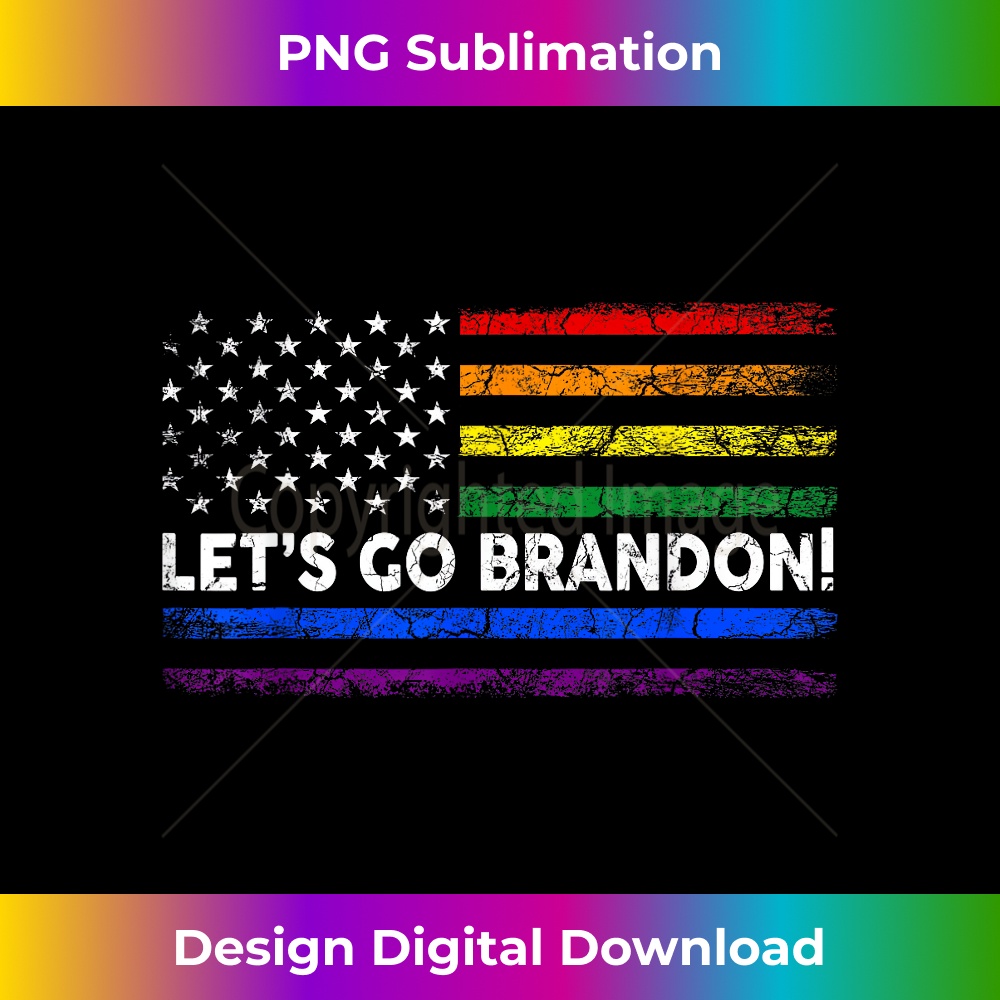 Let's Go Brandon Rainbow 4th Of July LGBTQ Gay Pride Month - | Inspire ...