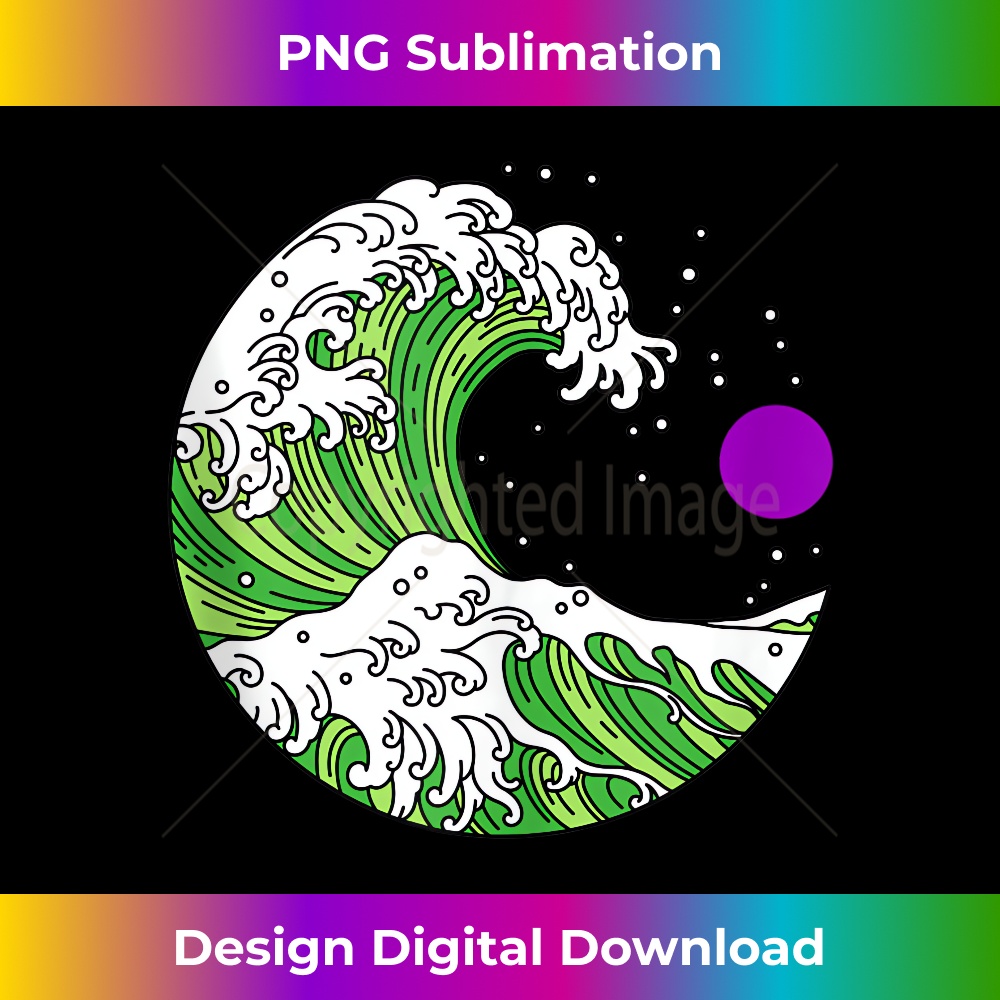 Aroace Pride, Japanese Wave Aro Ace, LGBTQ Aromantic Asexual - Inspire ...