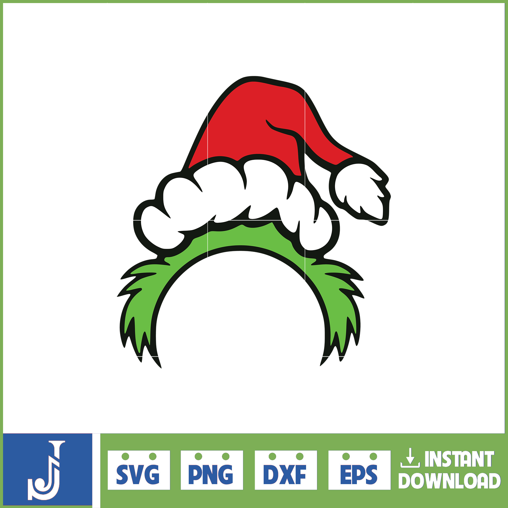 Grinch Svg, Grinch Christmas Svg, Grinch Clipart Files, Cric | Inspire ...