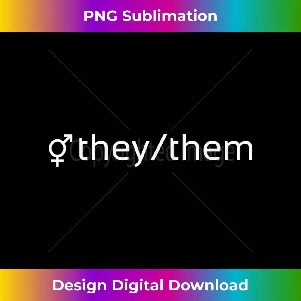 THEY THEM Gender Neutral Non Binary Pronouns Symbol Meme - D | Inspire ...