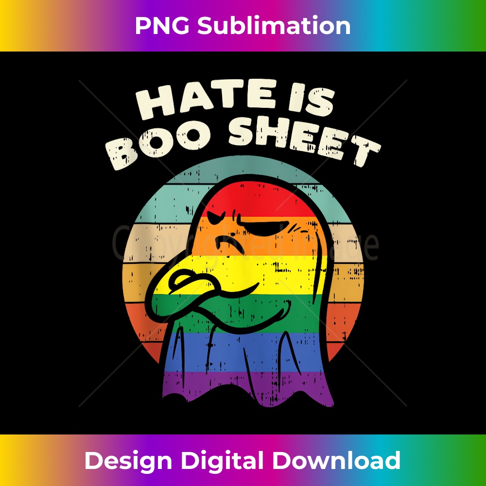 Gay Pride Ghost Hate Boo Sheet Rainbow Flag Lgbtq Men Women | Inspire ...