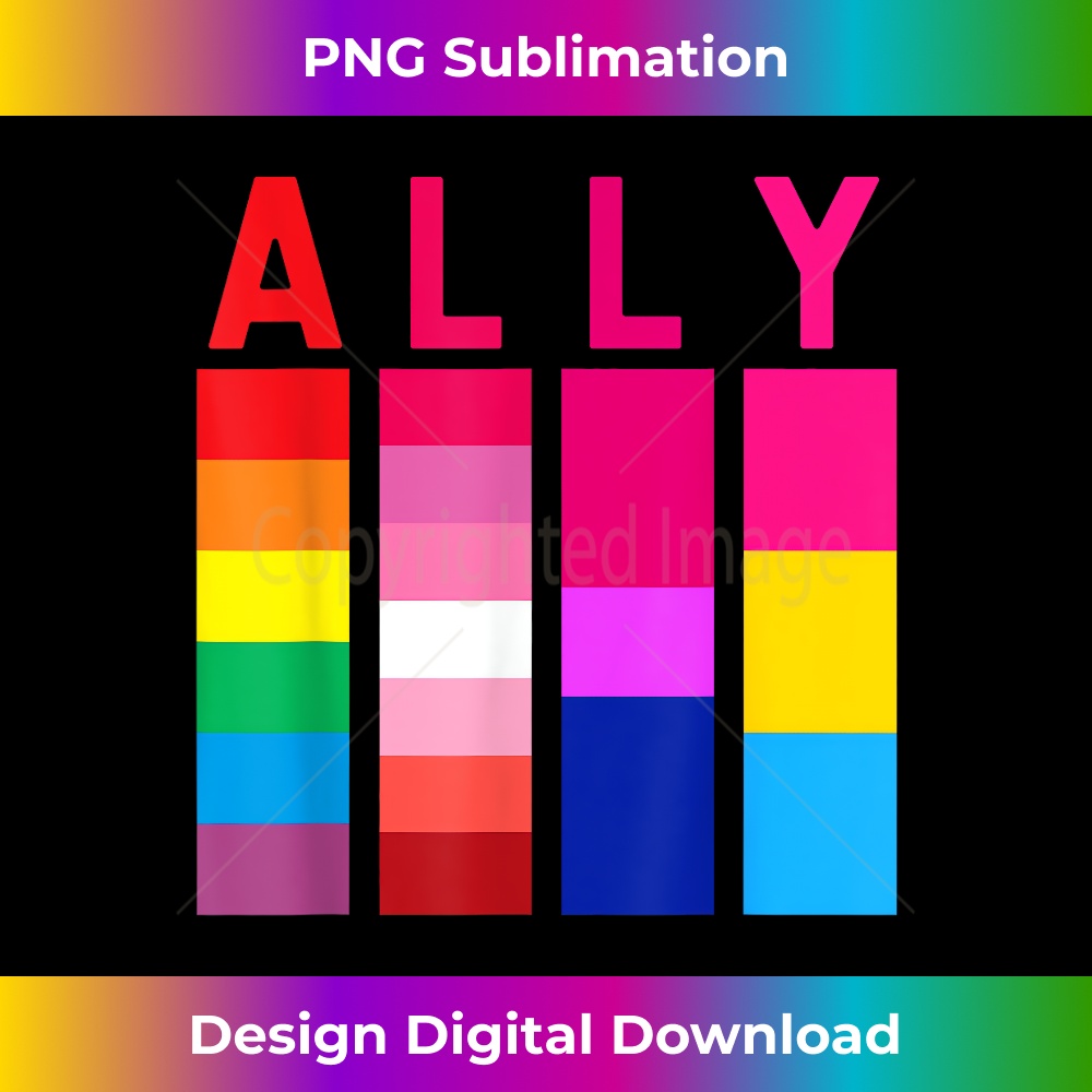 Proud Ally Pride Rainbow LGBT Ally - Timeless PNG Sublimatio | Inspire ...