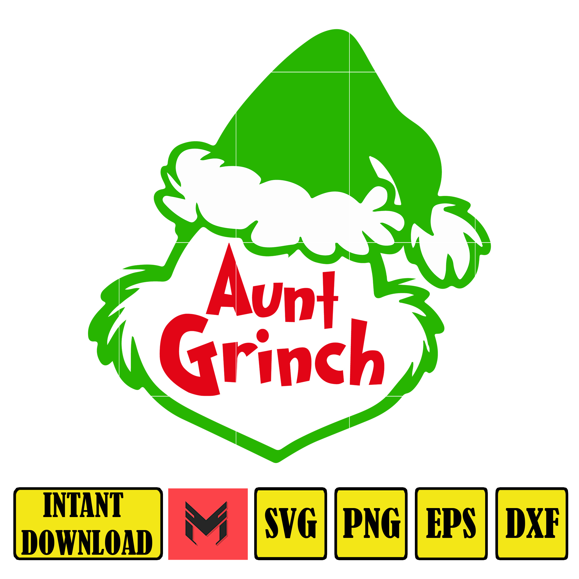 Grinch Svg, Grinch Christmas Svg, Grinch Clipart Files, Cric | Inspire ...