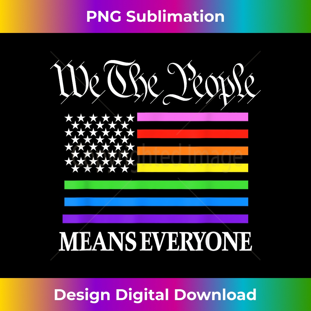 We The's People Means Everyone LGBT Vintage Fist America - V | Inspire ...