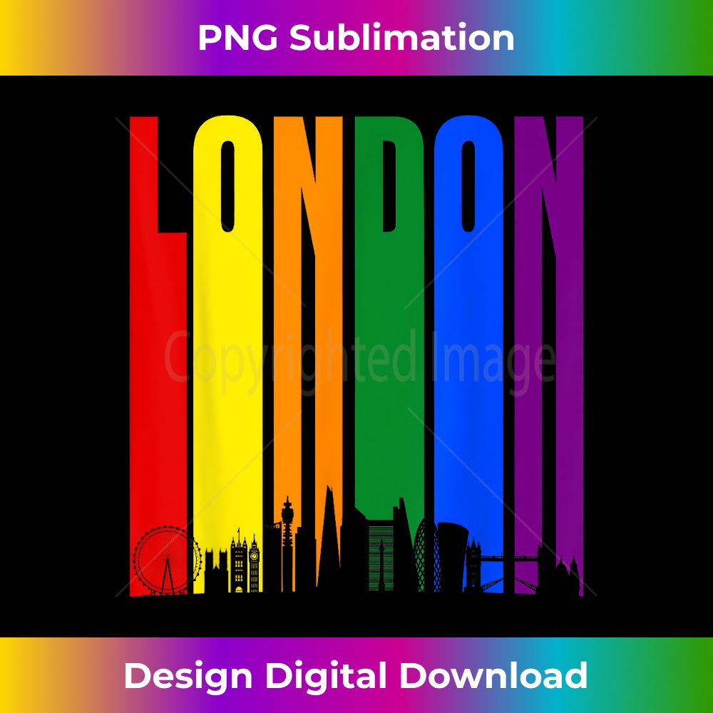 LGBTQ Pride Month London Skyline England - Rainbow - Sleek S | Inspire ...
