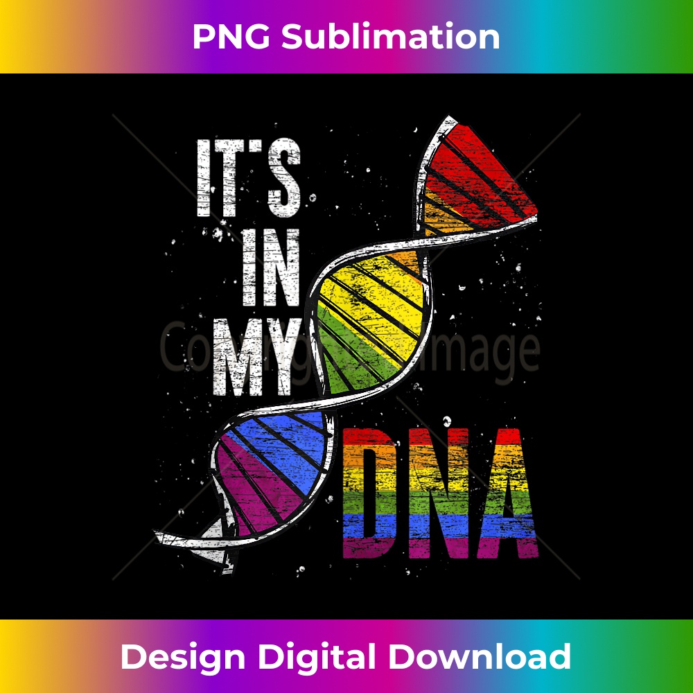 Queer Rainbow Its In My DNA Gay Pride LGBT Tank To - Urban S | Inspire ...