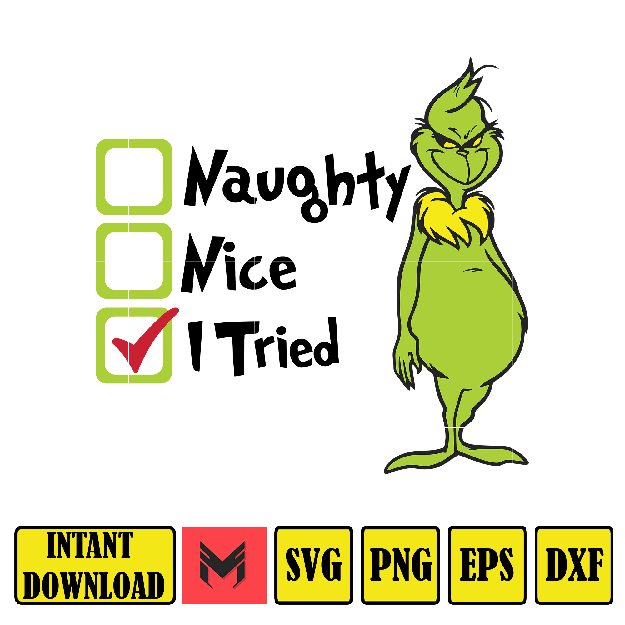 Grinch Svg, Grinch Christmas Svg, Grinch Clipart Files, Cric | Inspire Uplift