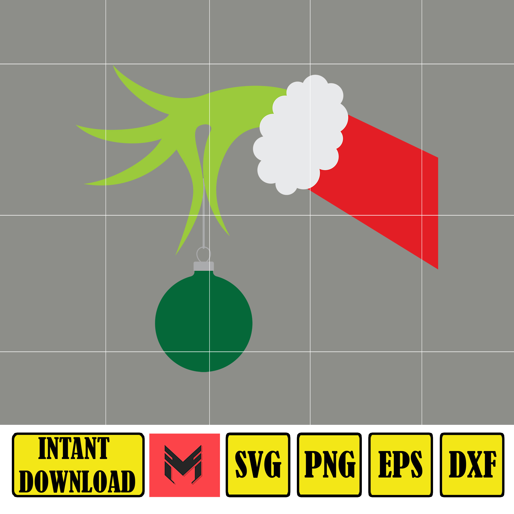 Grinch Svg, Grinch Christmas Svg, Grinch Clipart Files, Cric | Inspire ...