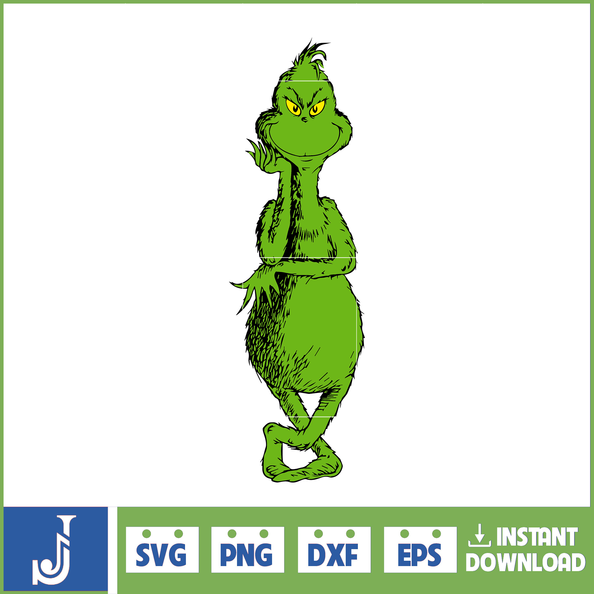 Grinch Svg, Grinch Christmas Svg, Grinch Clipart Files, Cric | Inspire ...