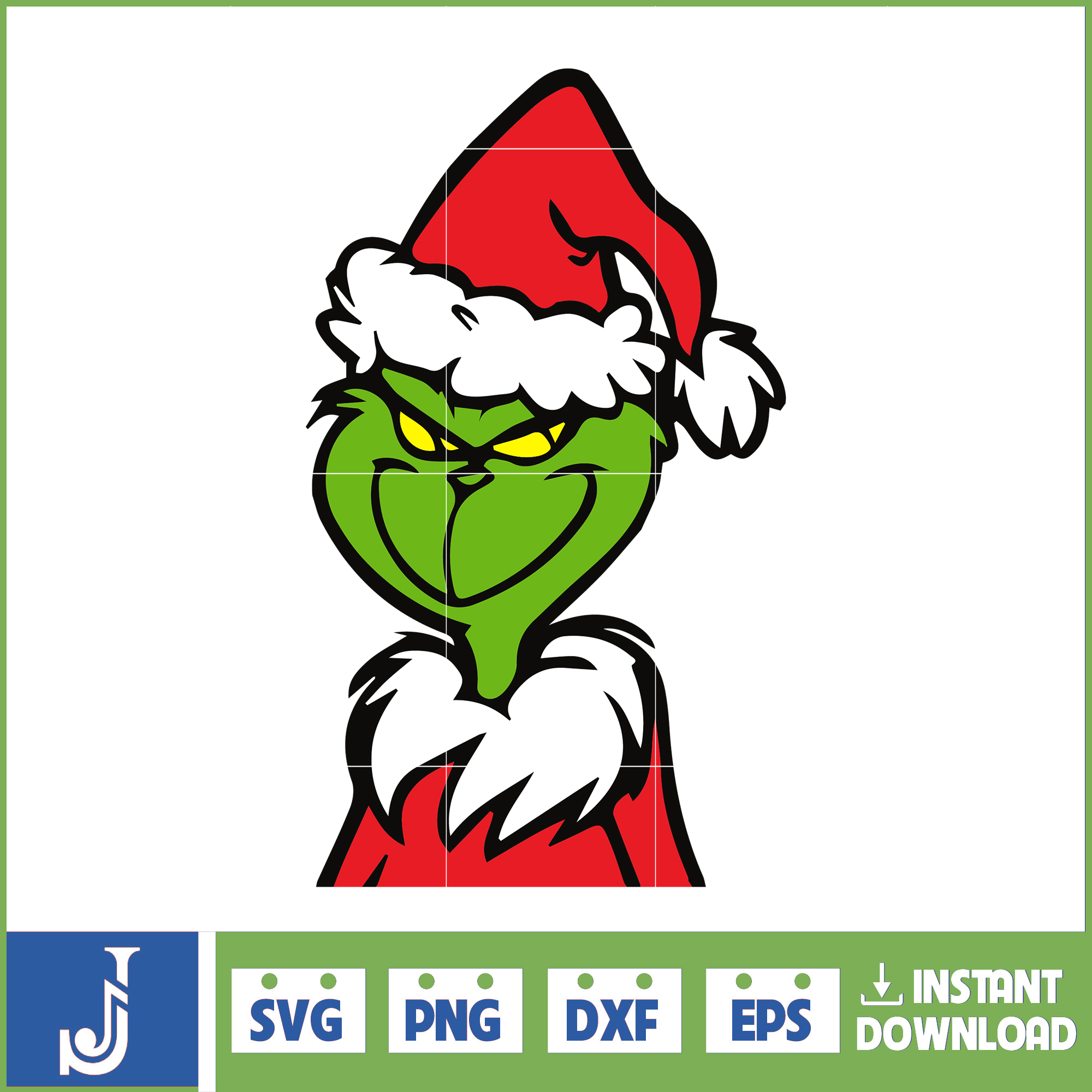 Grinch Svg, Grinch Christmas Svg, Grinch Clipart Files, Cric | Inspire ...
