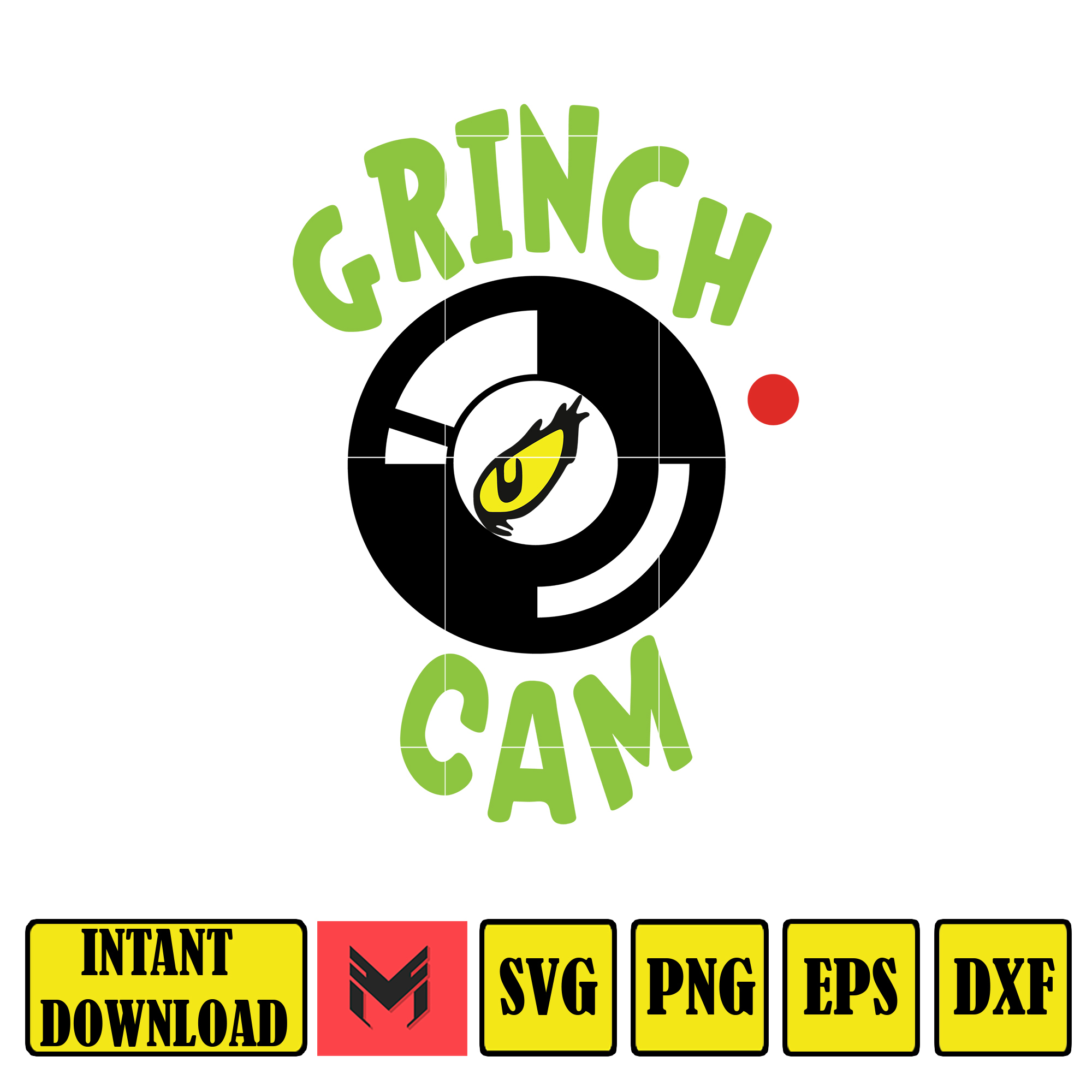 Grinch Svg, Grinch Christmas Svg, Grinch Clipart Files, Cric - Inspire ...