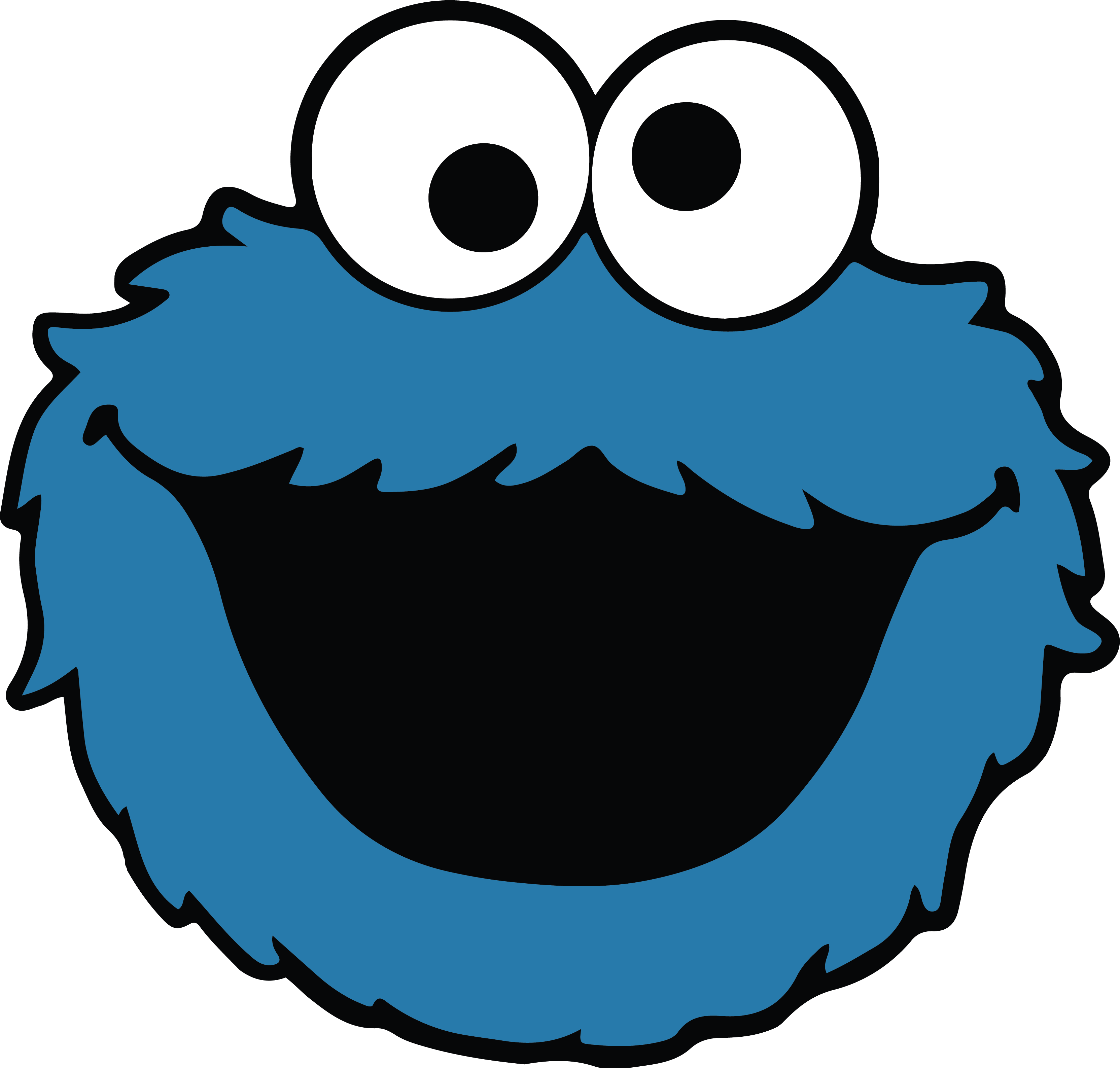 Grover Svg Sesame Street Svg Sesame Street Png Cookie Mon Inspire