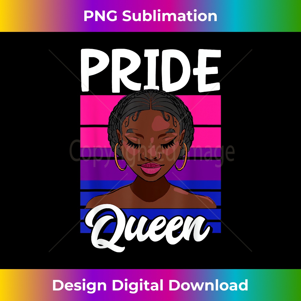 Bisexual Pride Queen LGBT-Q Cool Bi Pride Flag Color - Sleek | Inspire ...