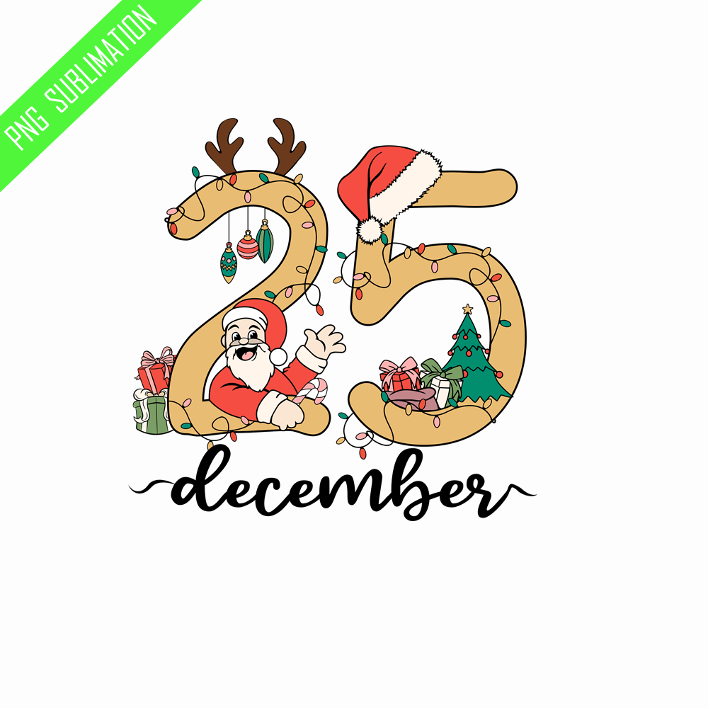 25 December retro christmas png | Inspire Uplift