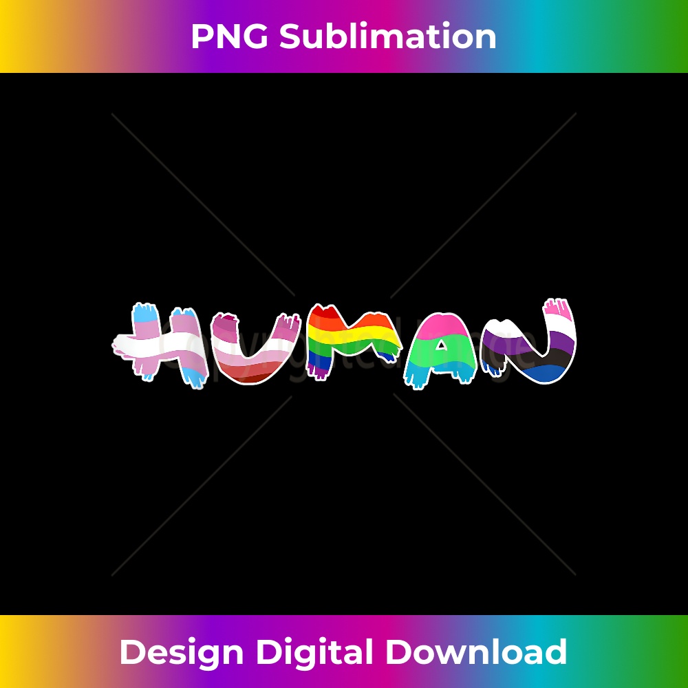 Human Pride Flag Transgender Gay Lesbian Poly Cool LGBT - Sl | Inspire ...