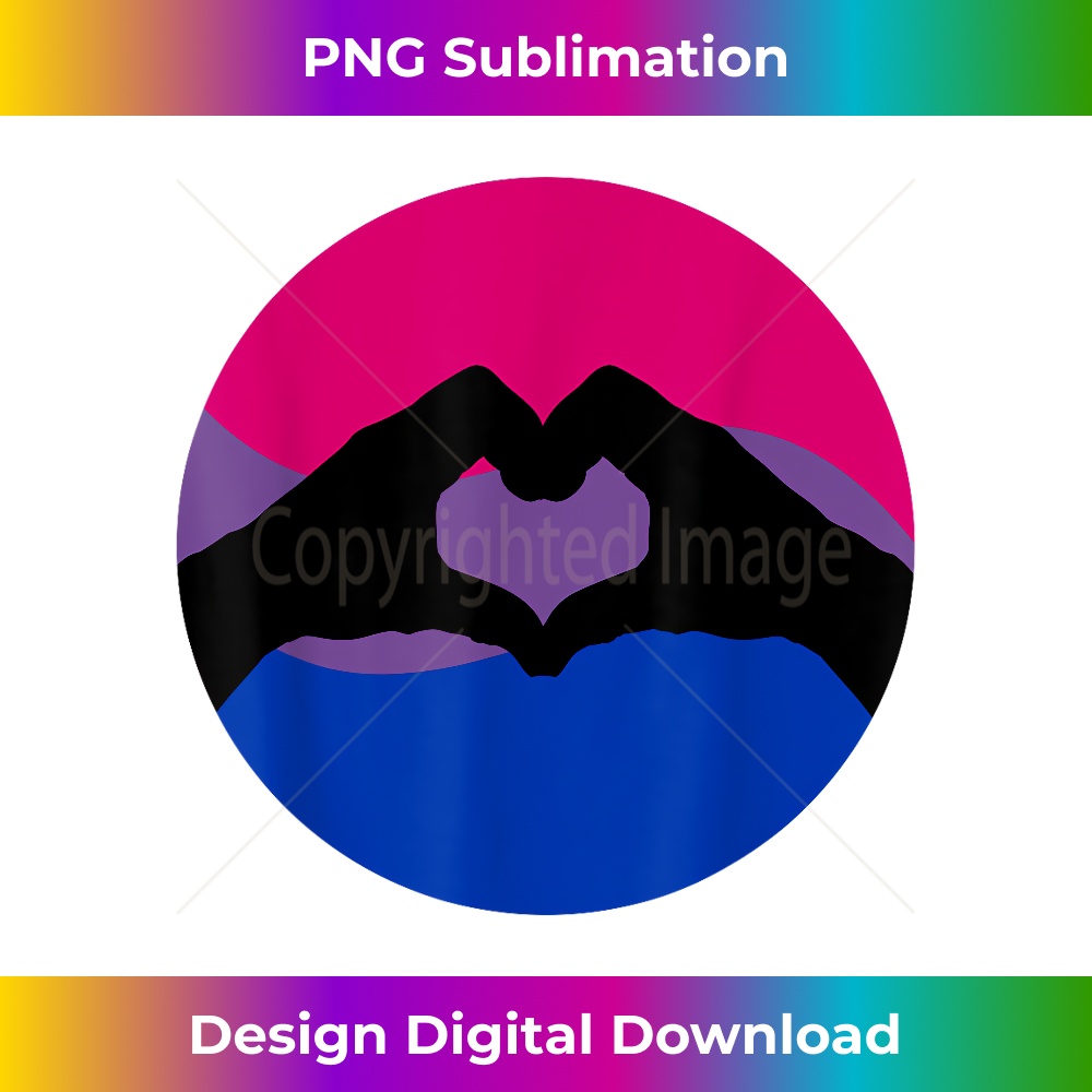 Hand Heart Bisexual Pride Flag Pro LGBTQ Cool LGBT Ally - Bo | Inspire ...