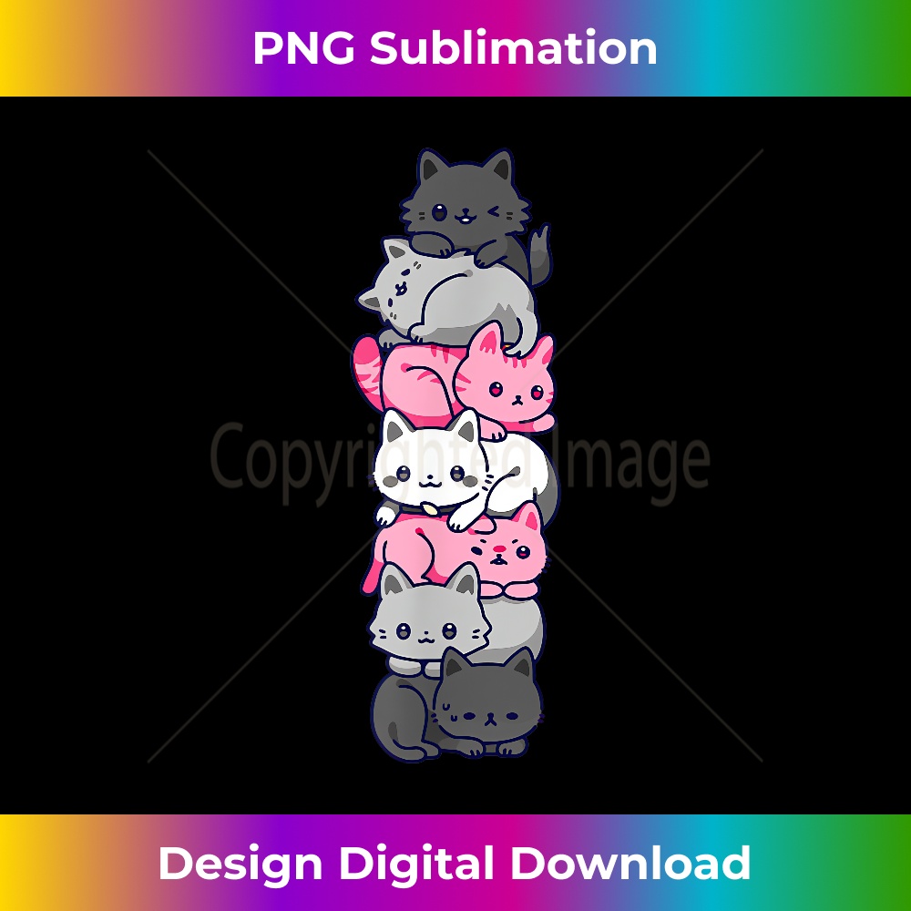 Demigirl Pride Cat LGBT Demi Girl Flag Cute Kawaii - Minimal | Inspire ...