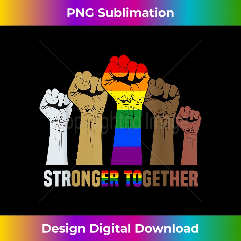 LGBT Hands Rainbow Stronger Toge - Futuristic PNG Sublimatio | Inspire ...