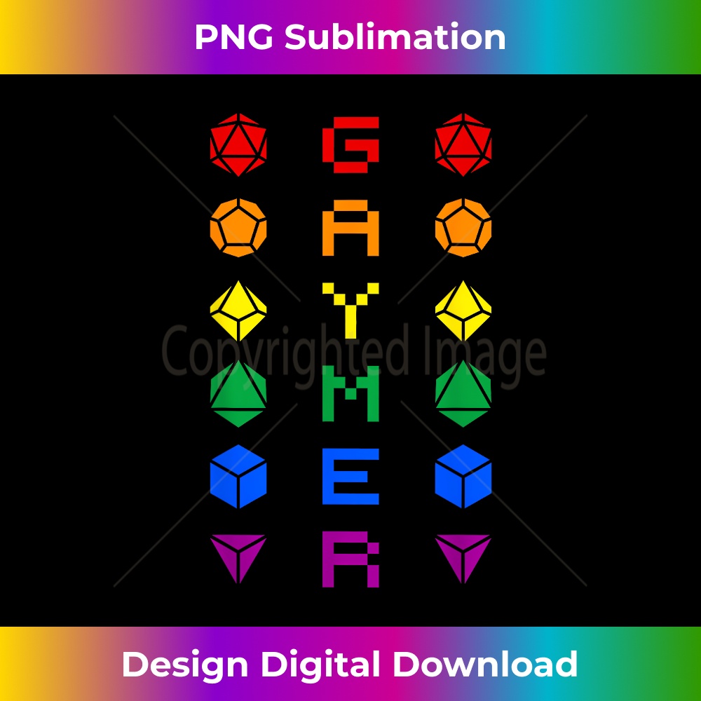 Gaymer - Rainbow Dice LGBTQ+ Pride Gay G - Classic Sublimati | Inspire ...