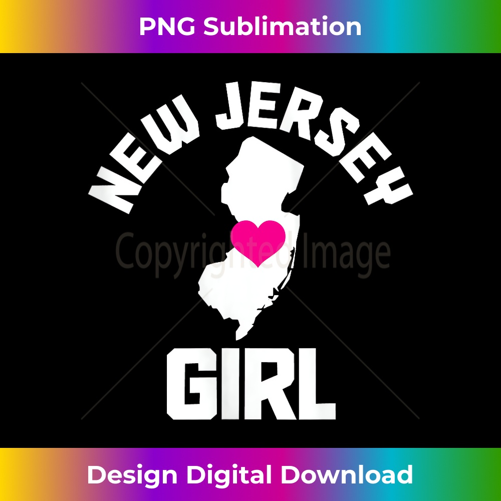 New Jersey Heart State Map NJ Pride Girl Tank - Contemporary | Inspire ...