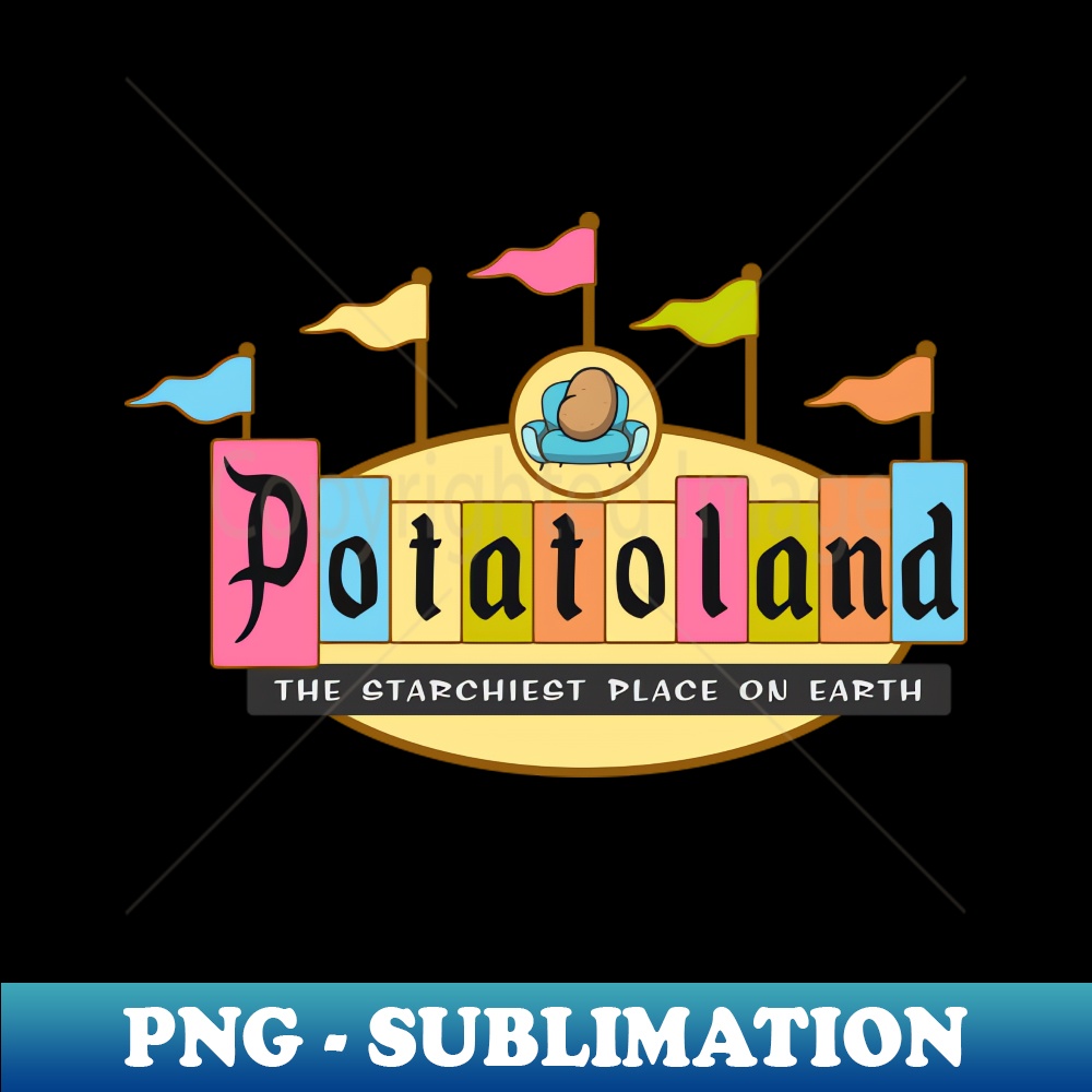 Potato Land - PNG Transparent Digital Download File for Subl | Inspire ...