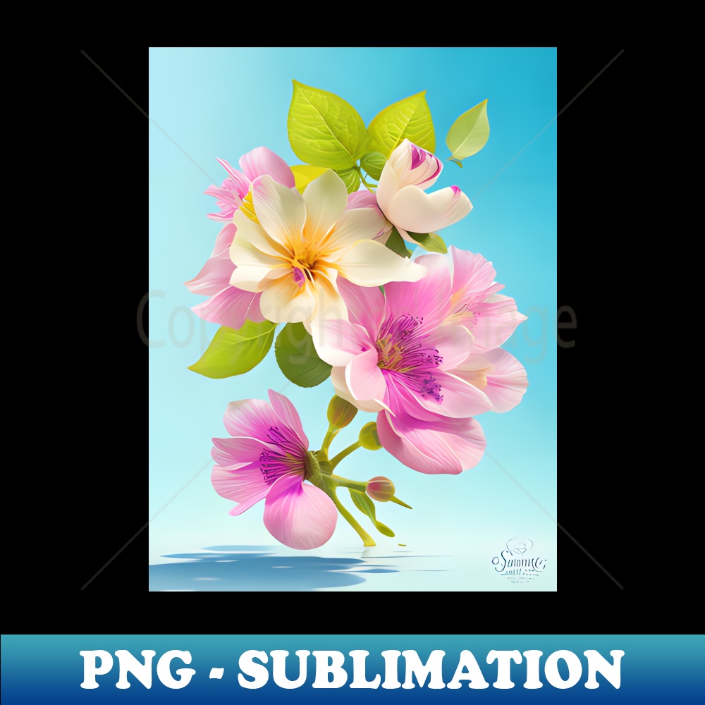 Summer vibes flowers - Digital Sublimation Download File - P | Inspire ...