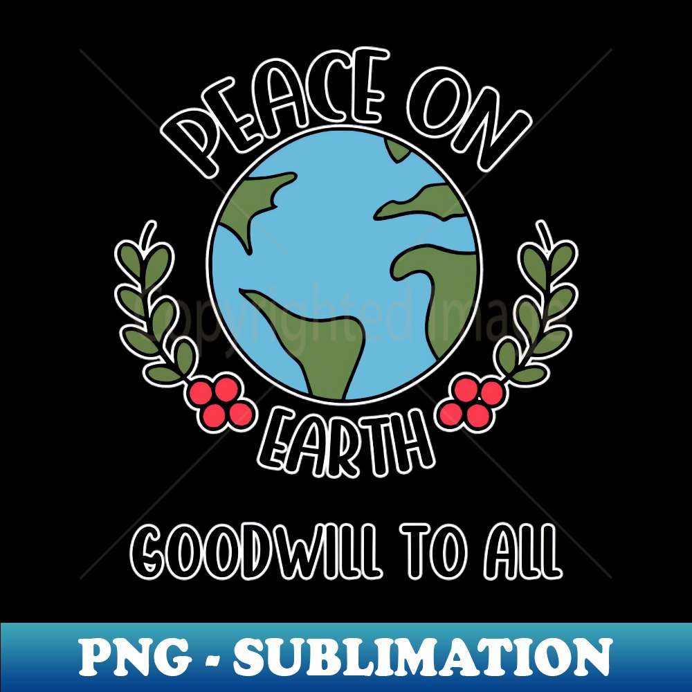 Peace on Earth Good Will to All Holiday WORLD PEACE - Vintag | Inspire ...