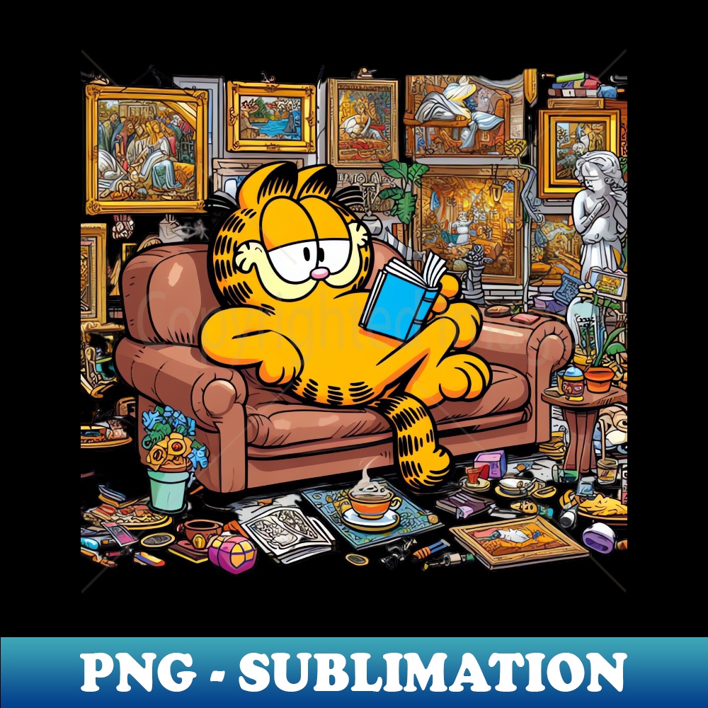 Read Relax with Garfield - Stylish Sublimation Digital Down | Inspire ...