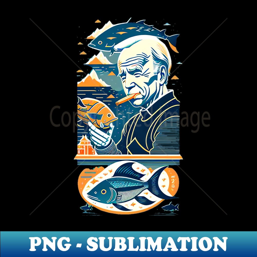 Whistling to the Fish - High-Resolution PNG Sublimation File | Inspire ...